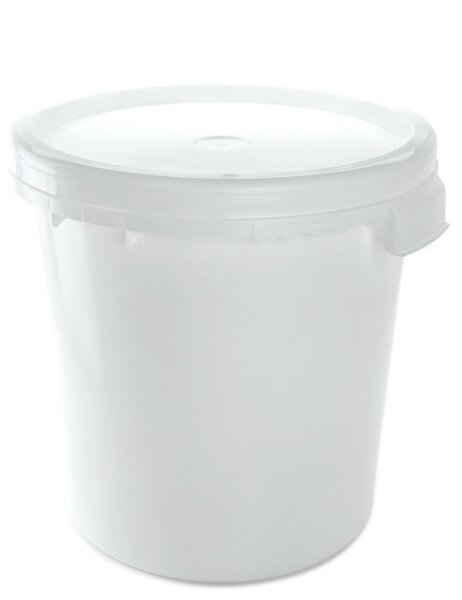 Kunststoffeimer / Hobbock mit Griffen, 30l mit Deckel, 13,90